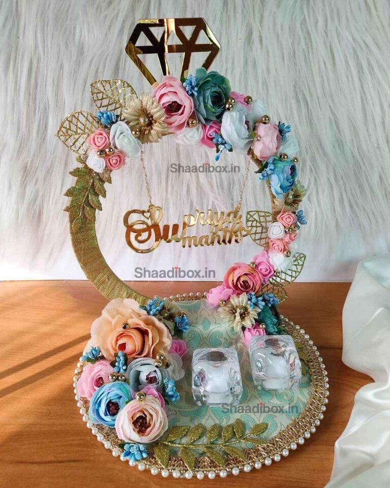Best Engagement Ring Platter – ShaadiBox.in