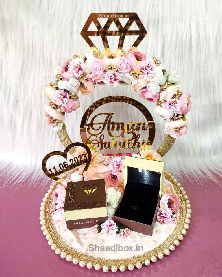 Best Engagement Ring Platter – ShaadiBox.in