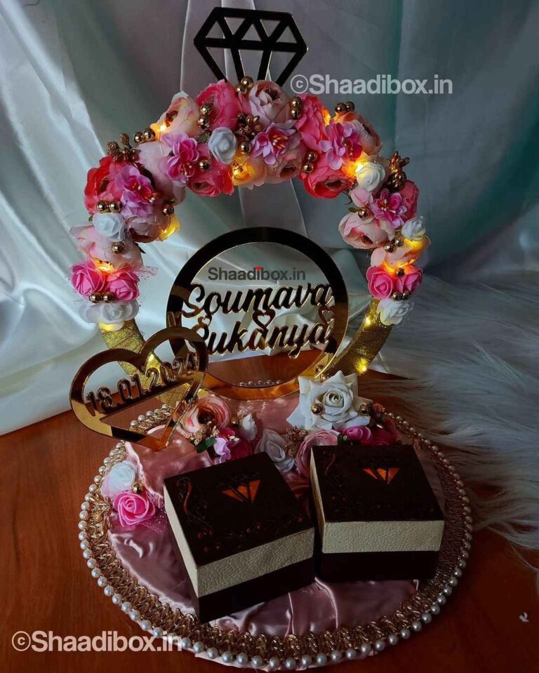 Best Engagement Ring Platter – ShaadiBox.in
